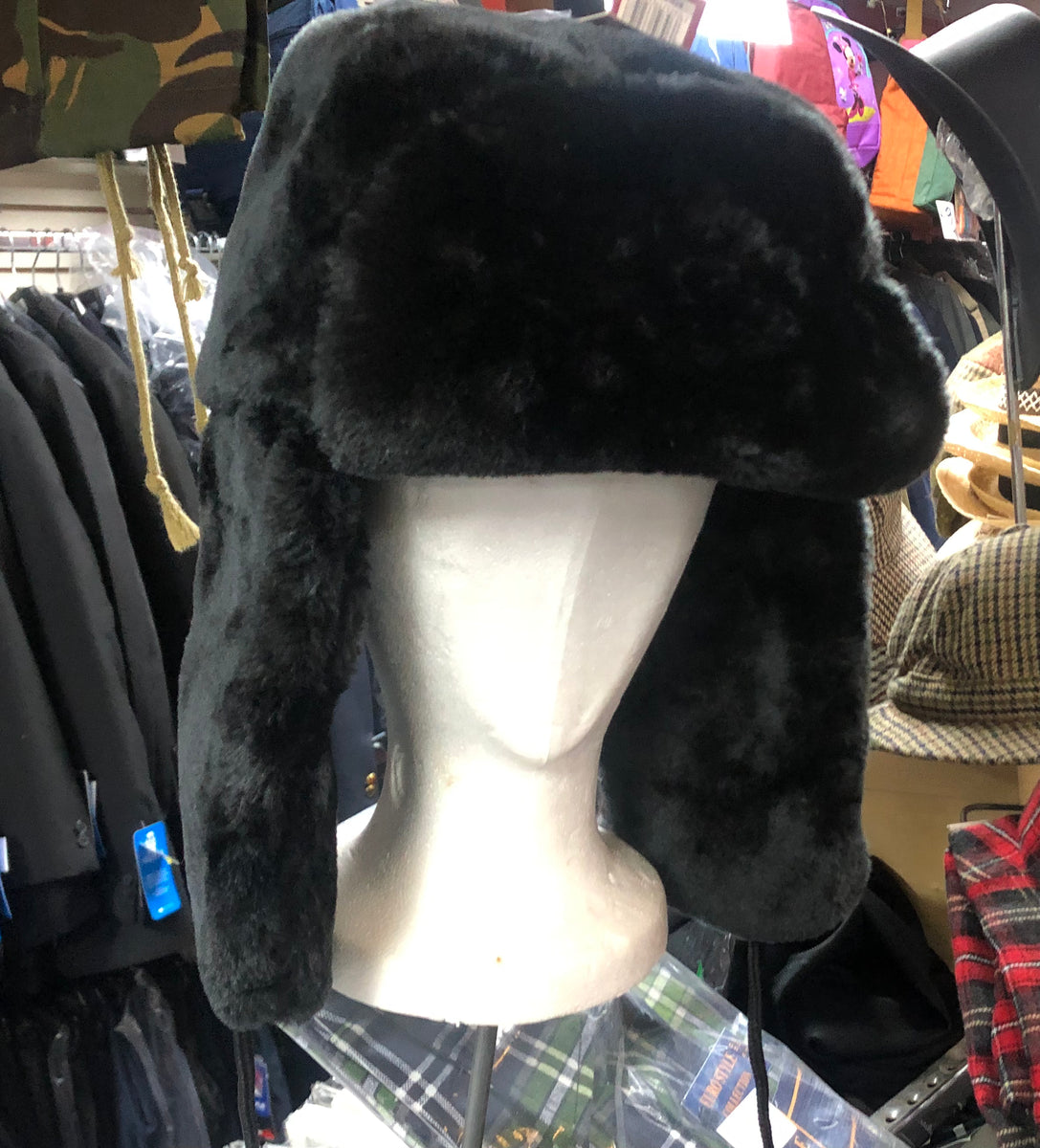 Russian Balkan Cossack Ushanka Trapper Fur Hat – Mayors Sports and Menswear