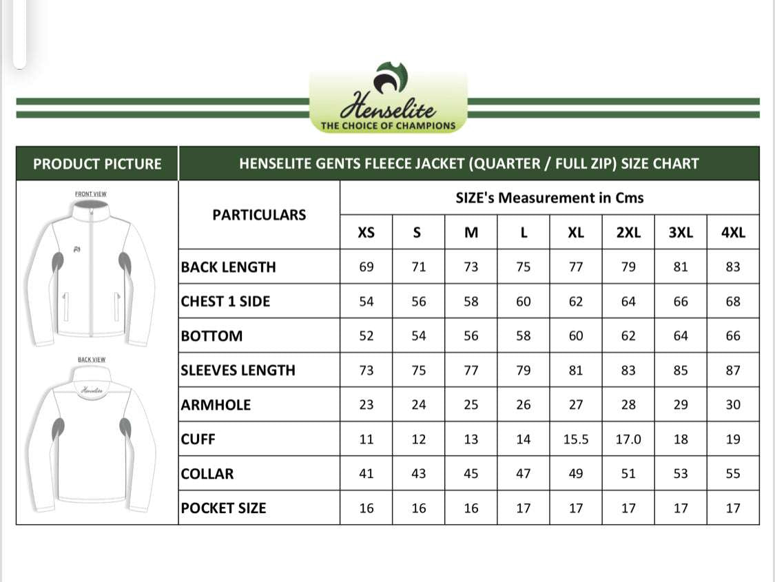 Henselite Mens Bowls Fleece Shell Jacket with Full Zip – Mayors Sports ...