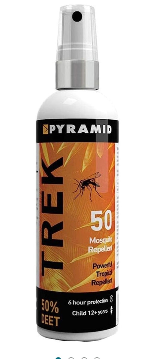 Pyramid Trek 50 Insect/Mosquito Repellent Deet Spray - 100ml – Mayors ...