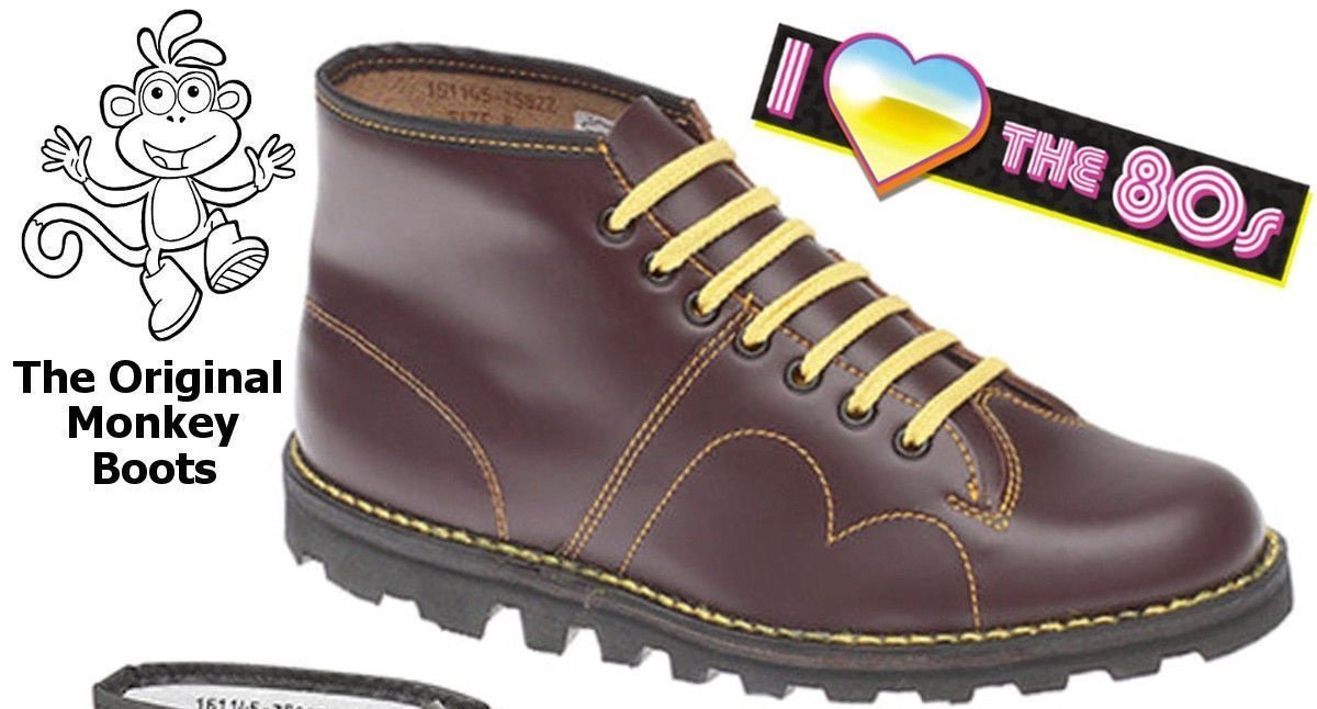 Classic Iconic Original Grafters Monkey Boots with Tractor Tyre style ...