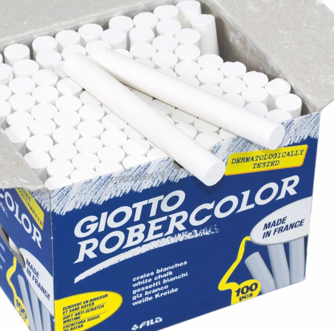 White Chalk Giotto Robercolor / Stephens White Chalk 144pcs – Mayors ...