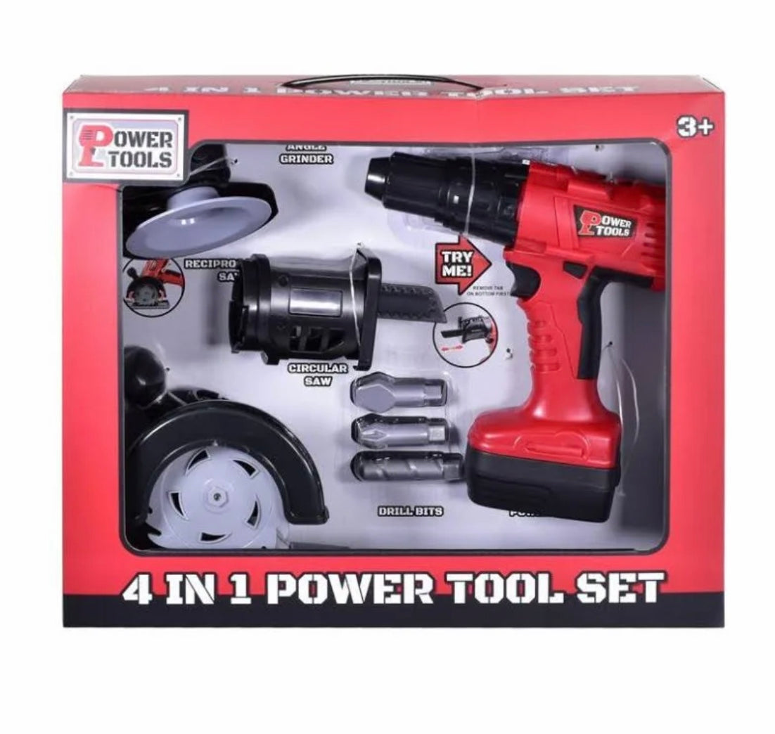 Power Tools 4 in 1 Power Tool Toy Set – Mayors Sports and Menswear